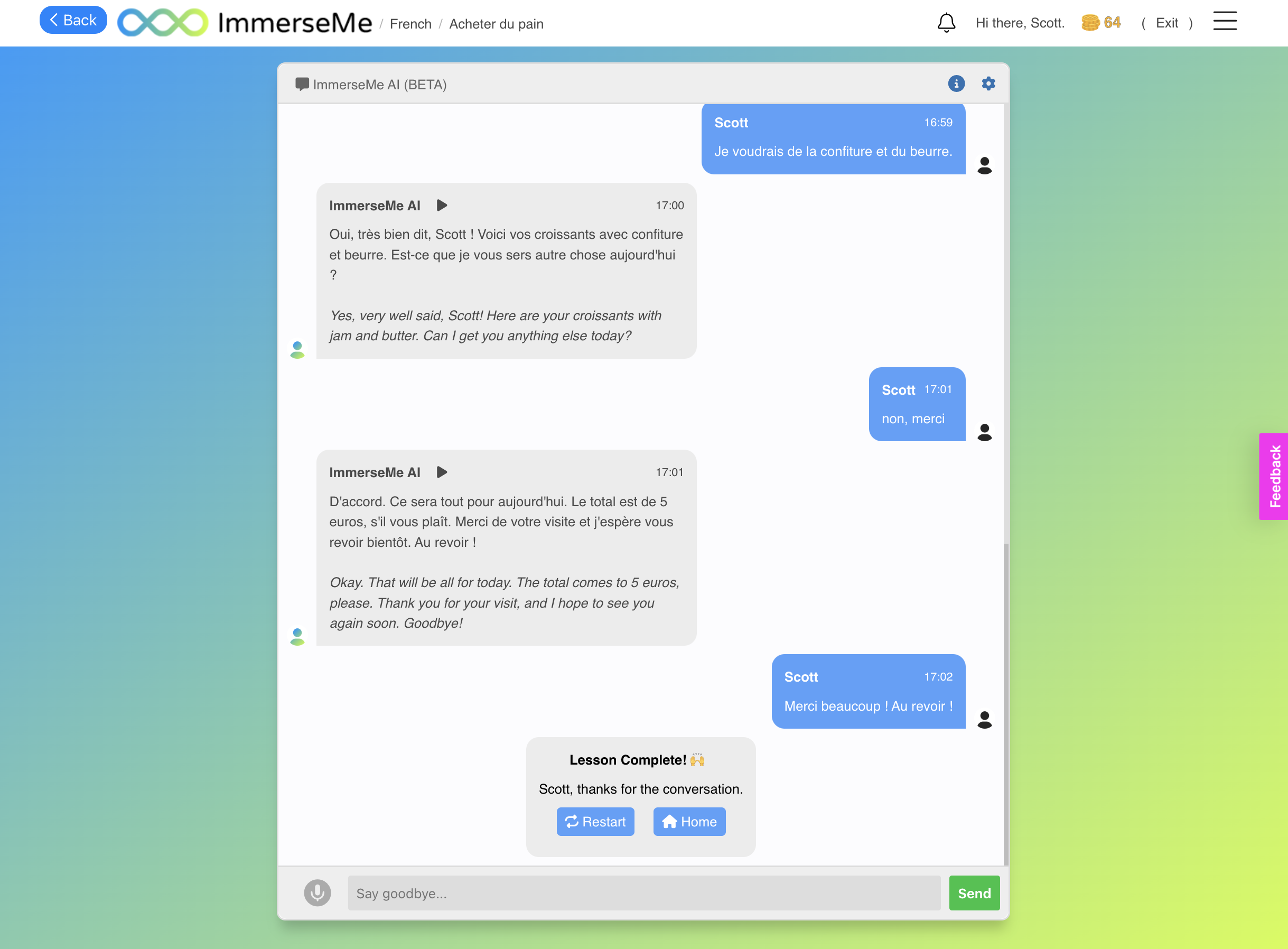 How do I use 'Conversation' mode? – ImmerseMe Help Centre (Home)